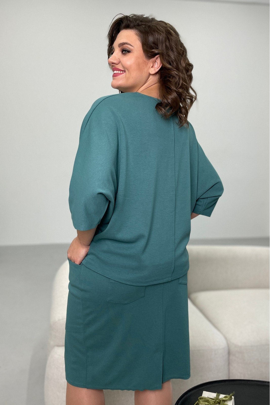 Джемпер 2094 бирюза Rumoda купить - 17% скидка | в наличии